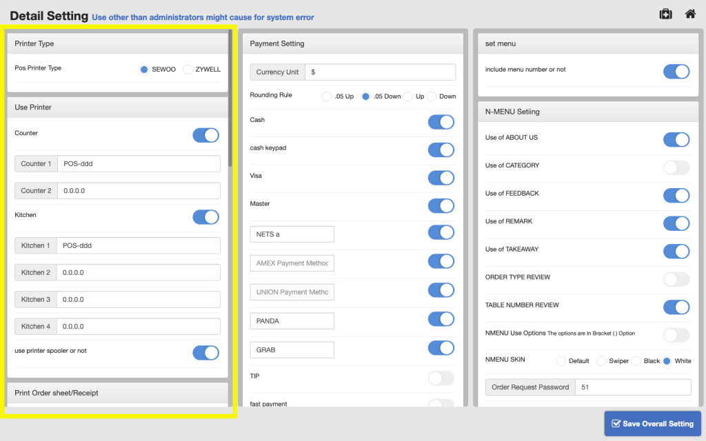 Printer Setting (Detail Setting) - NSTORY BLOG