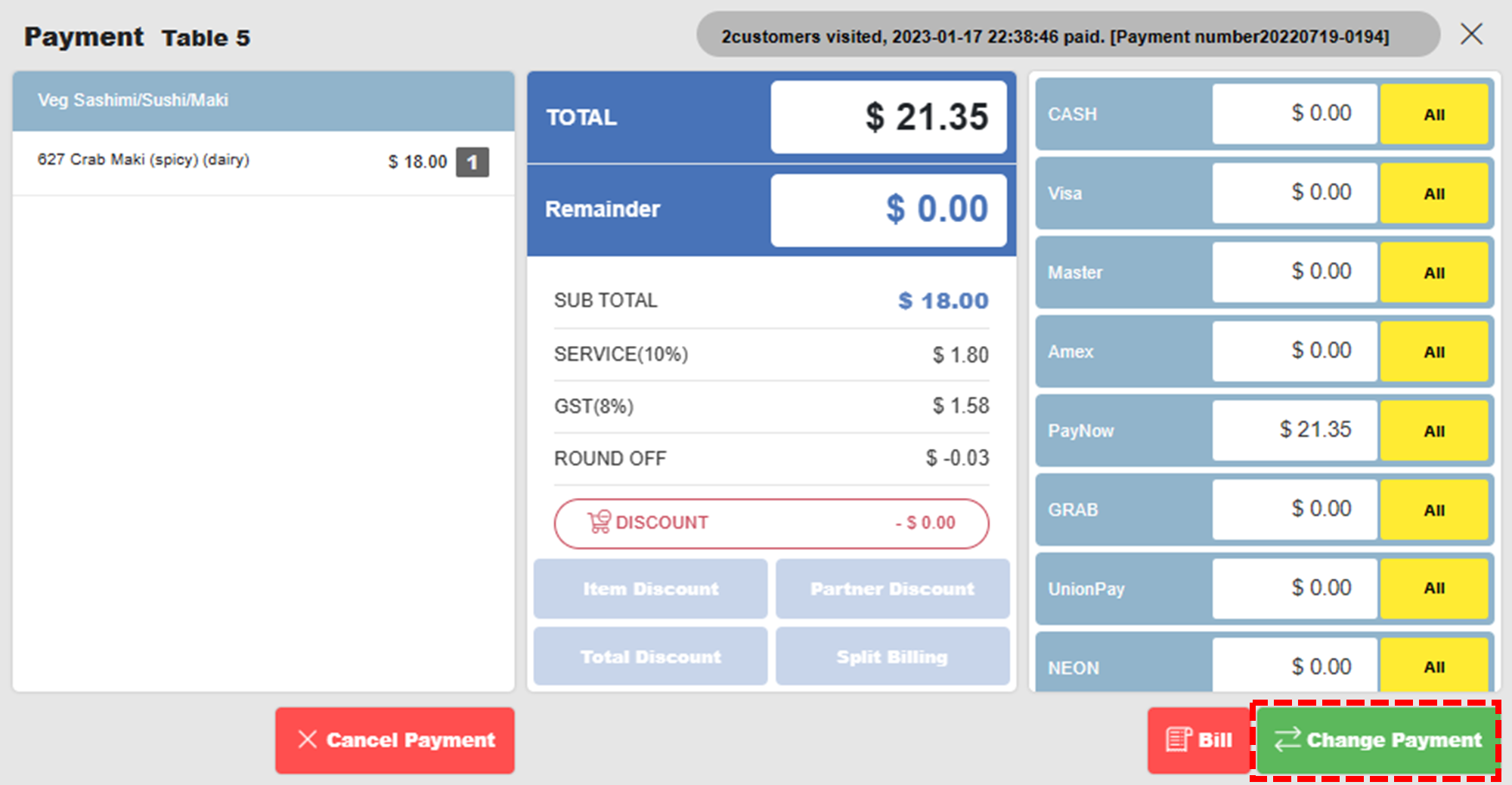 Cancel a Payment or Change Payment Type - Nstory Insider