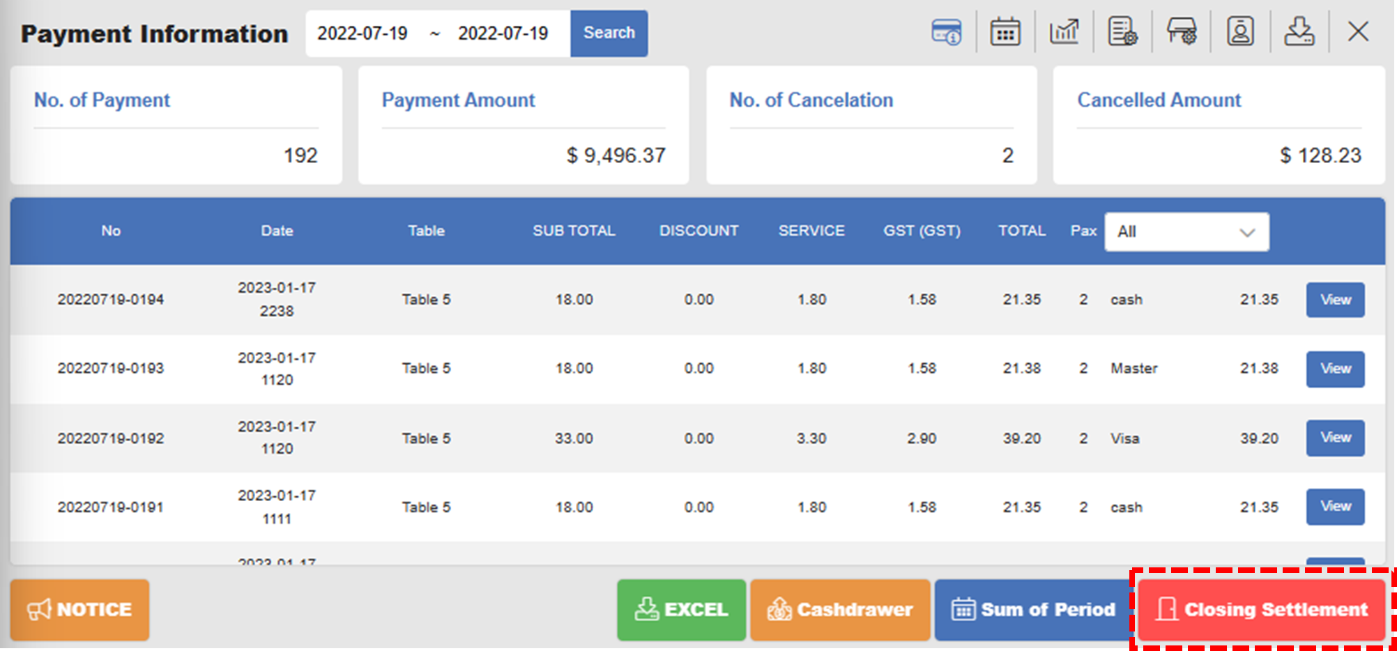 Daily Closing of the POS Transactions - Nstory Insider