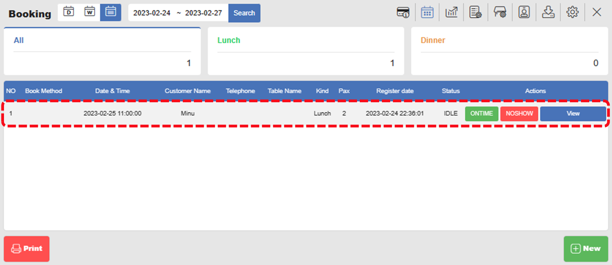Booking Tables - Nstory Insider
