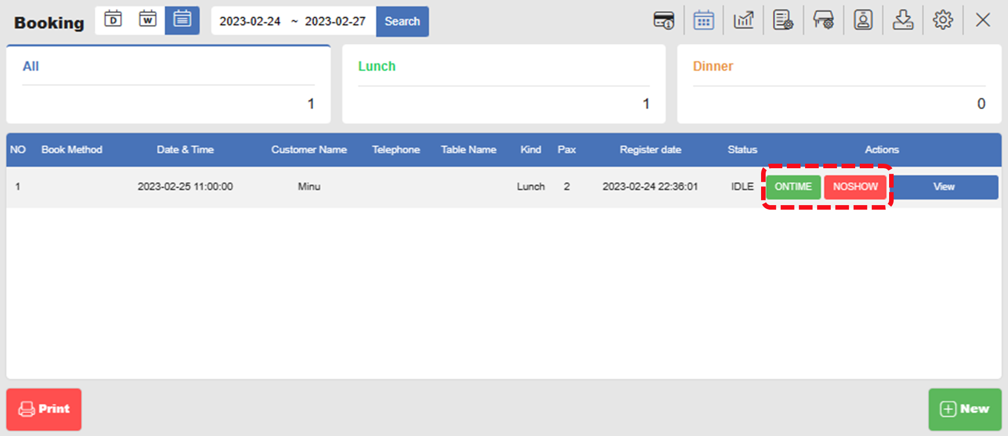 Booking Tables - Nstory Insider