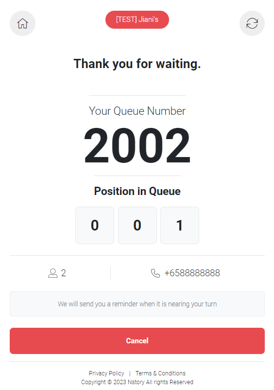 Manage queues and call customers - Nstory Insider
